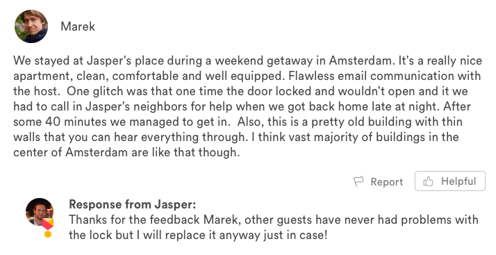 Real life Airbnb Review Examples Response To Guest Reviews 2023 