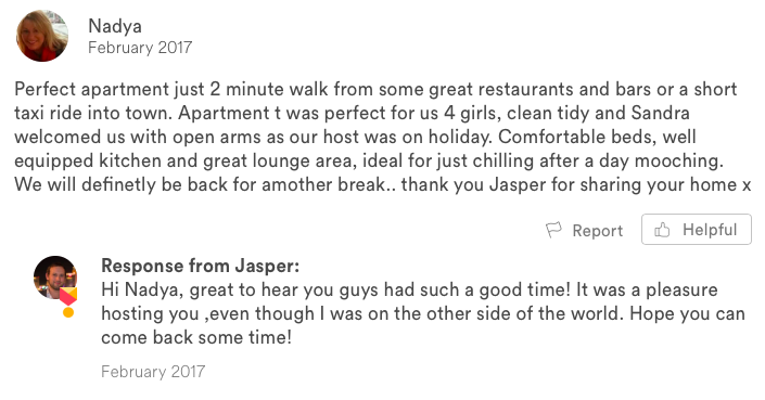 Real life Airbnb Review Examples Response To Guest Reviews